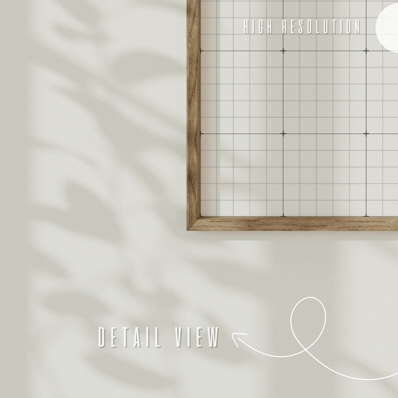 Square Frame Mockup: Wood Shadow Overlay (PSD & JPEG) - Etsy