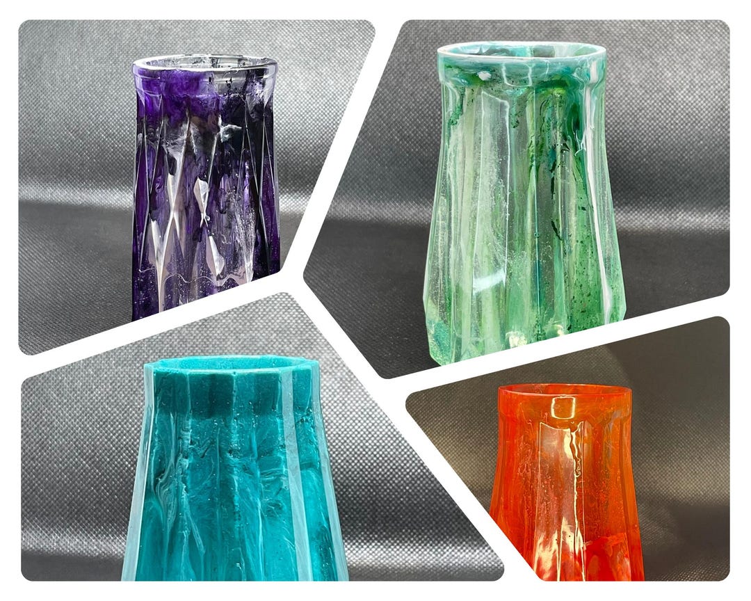 Resin Vase - Etsy UK