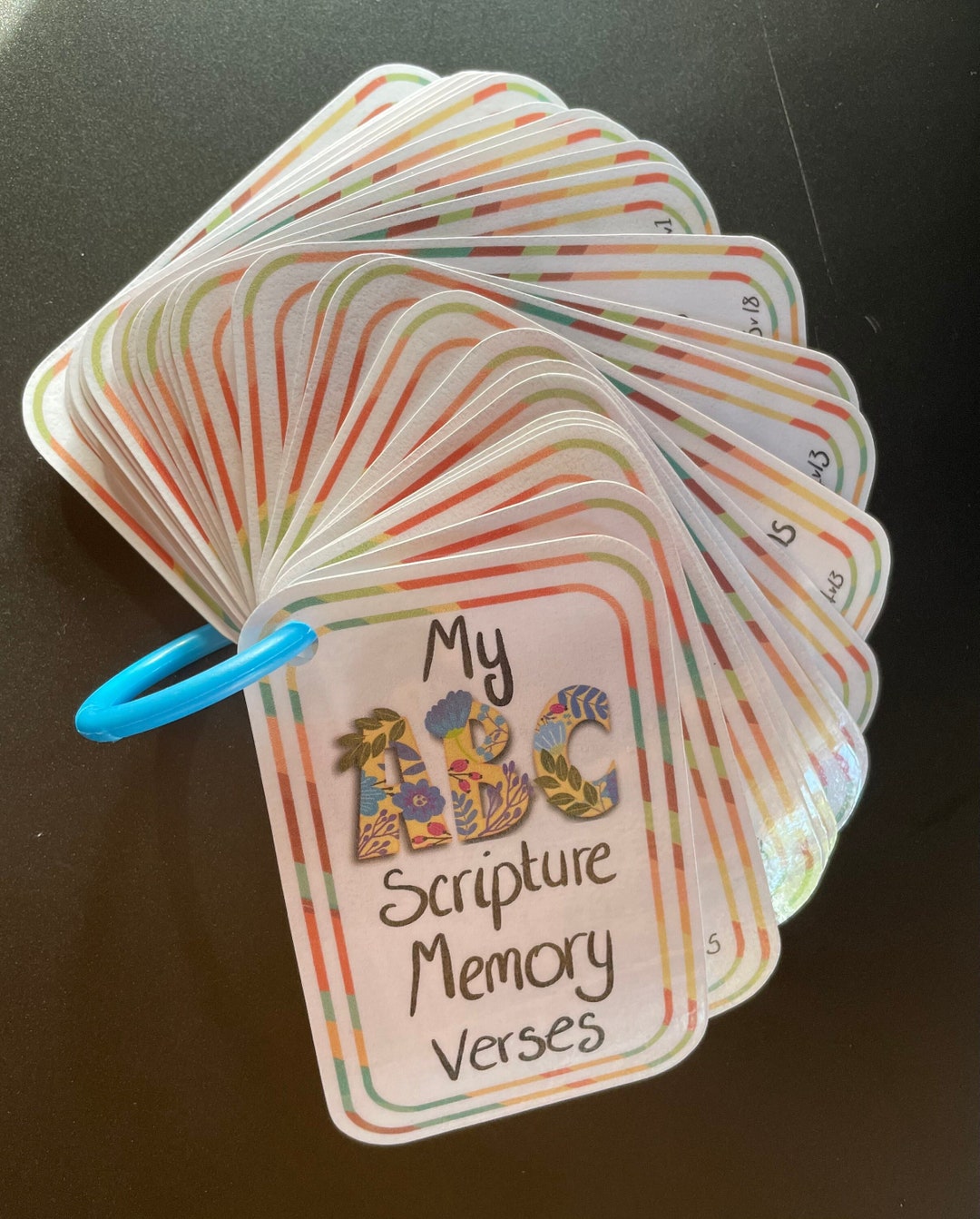 ABC Bible Verse Cards, Scripture Cards, ABC Scriptures, Bible Verse ...
