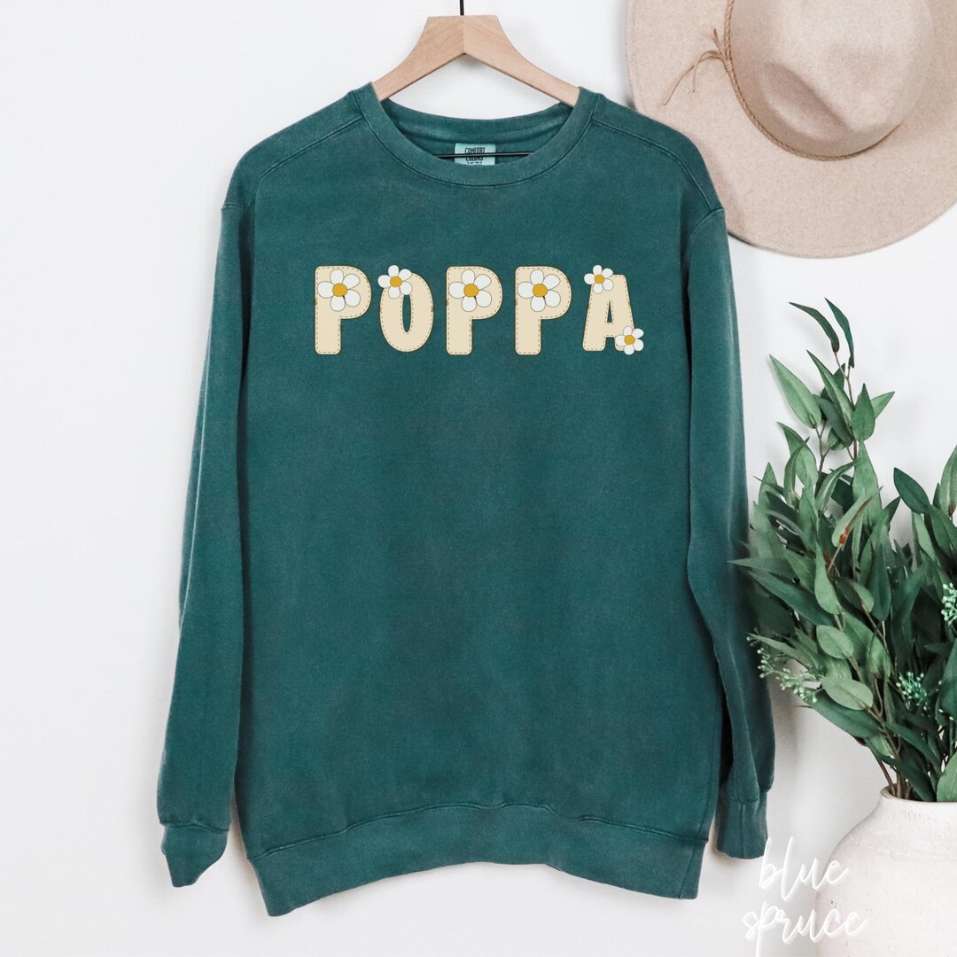 Daisy Poppa Shirt, Poppa Gift From Granddaughter, Poppa Shirt From ...