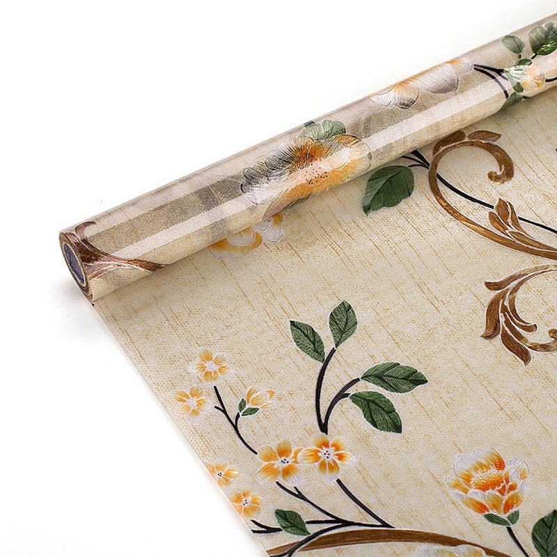 Frosted Privacy Window Film, Decorative Flower Window Vinyl, Window ...