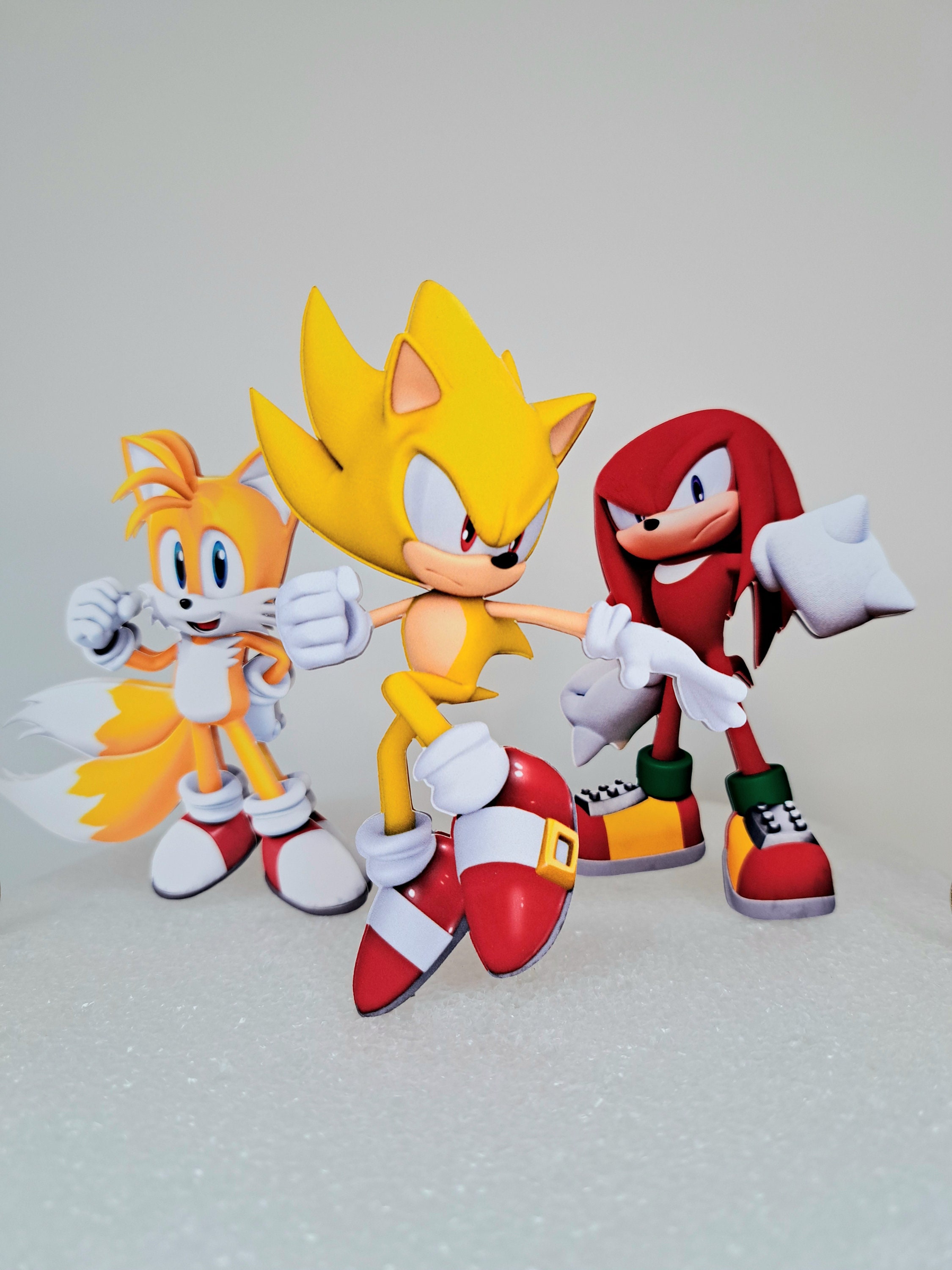 Super Sonic Cake Topper / Super Sonic Birthday / Super Sonic - Etsy ...