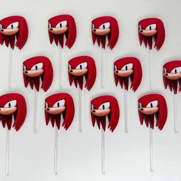 Knuckles Cake Topper - Etsy