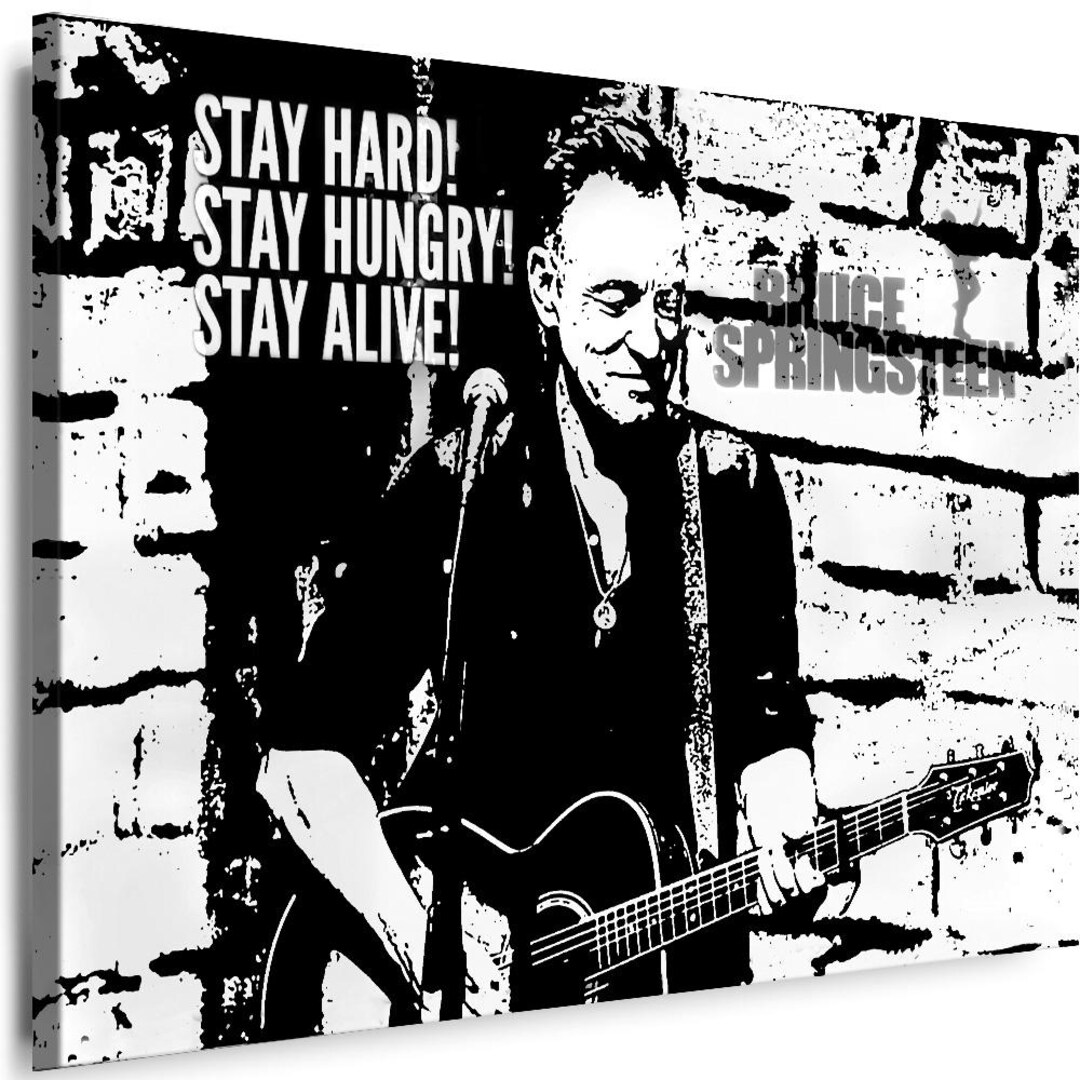 Canvas Pictures Bruce Springsteen Stay Band Music Art Print Wall ...