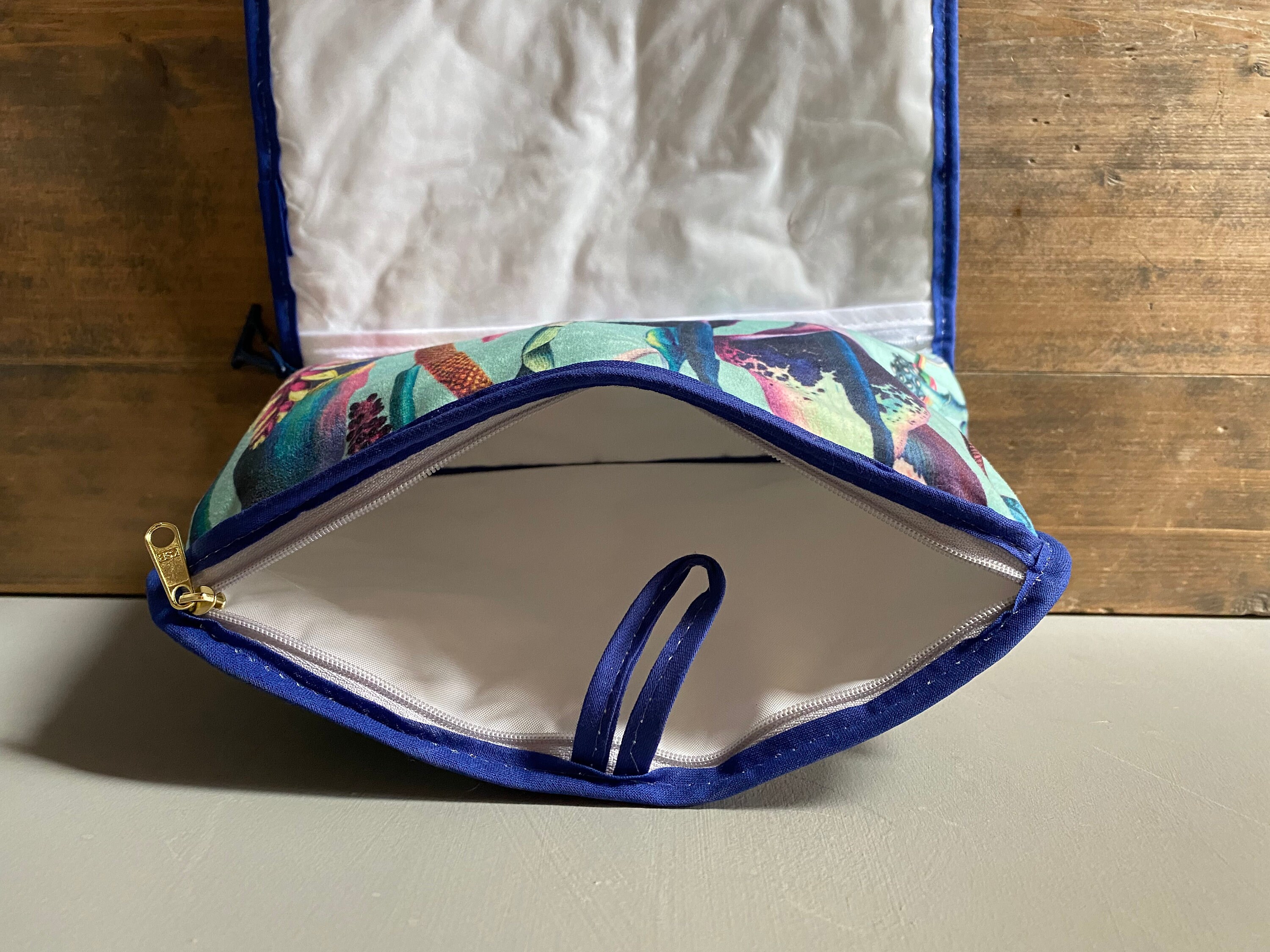 Orchid Velvet Large Hang up Bag - Etsy UK