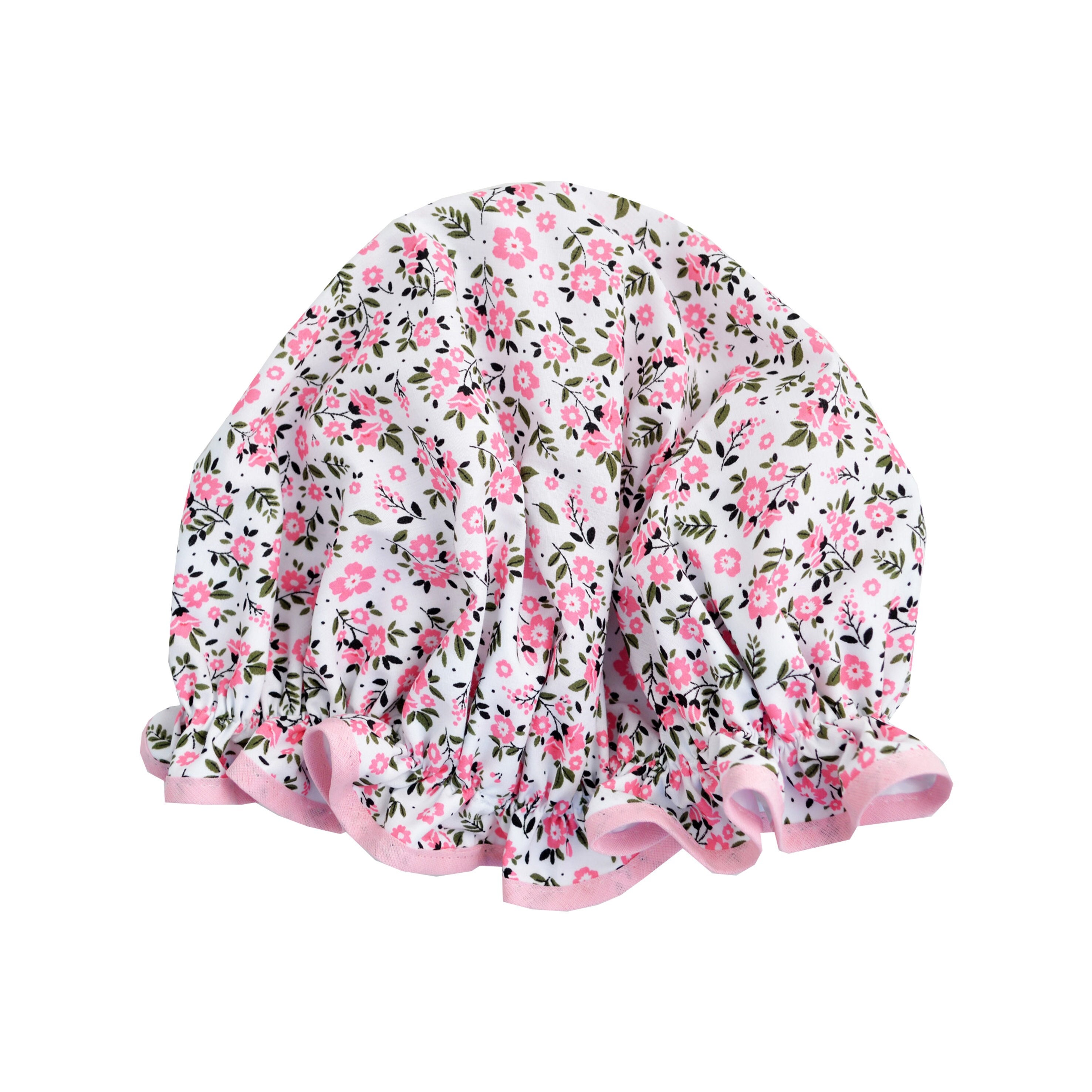 Floral Pink Shower Hat - Etsy UK