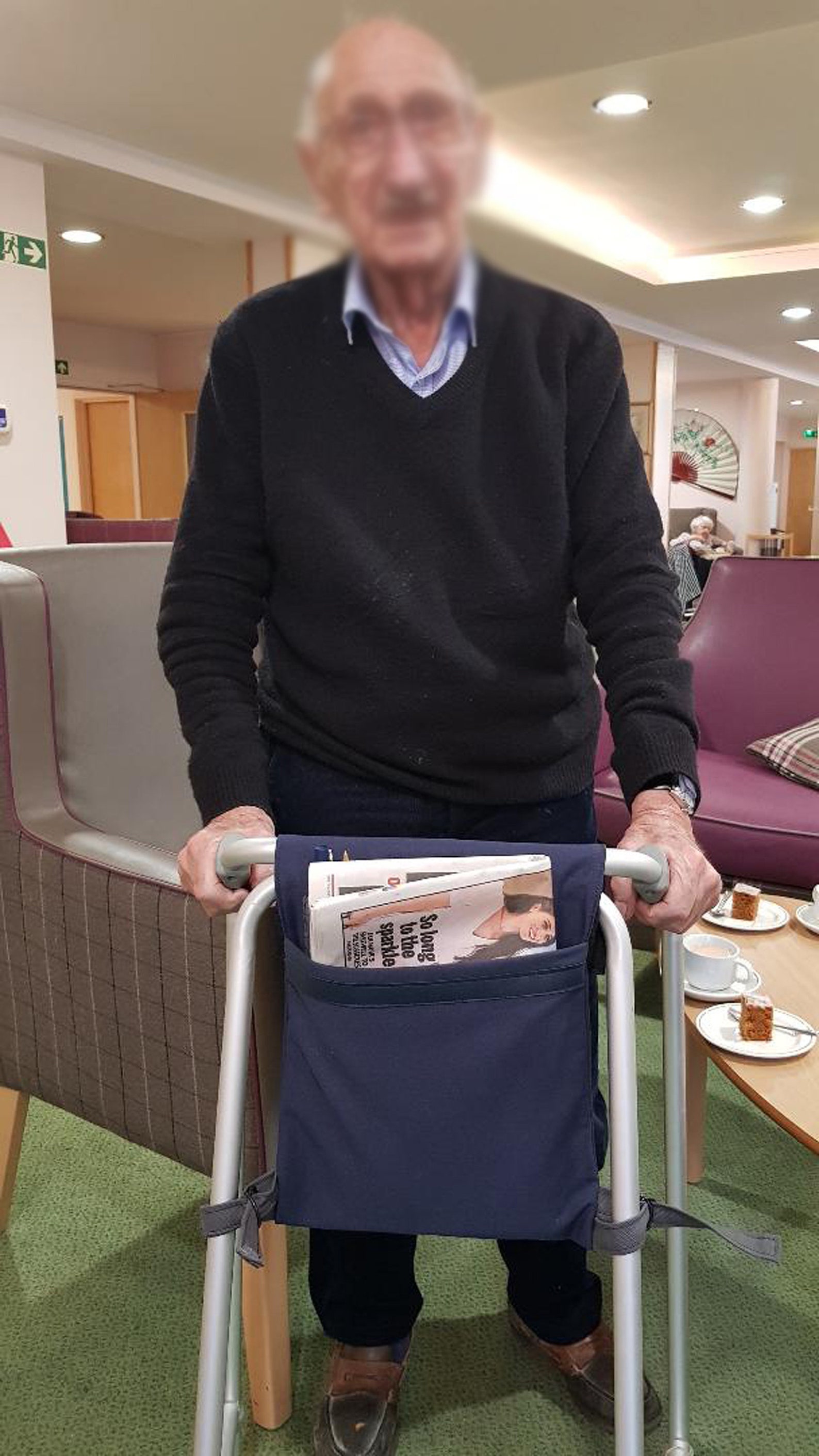 Zimmer Walking Frame Bag Grey - Etsy UK