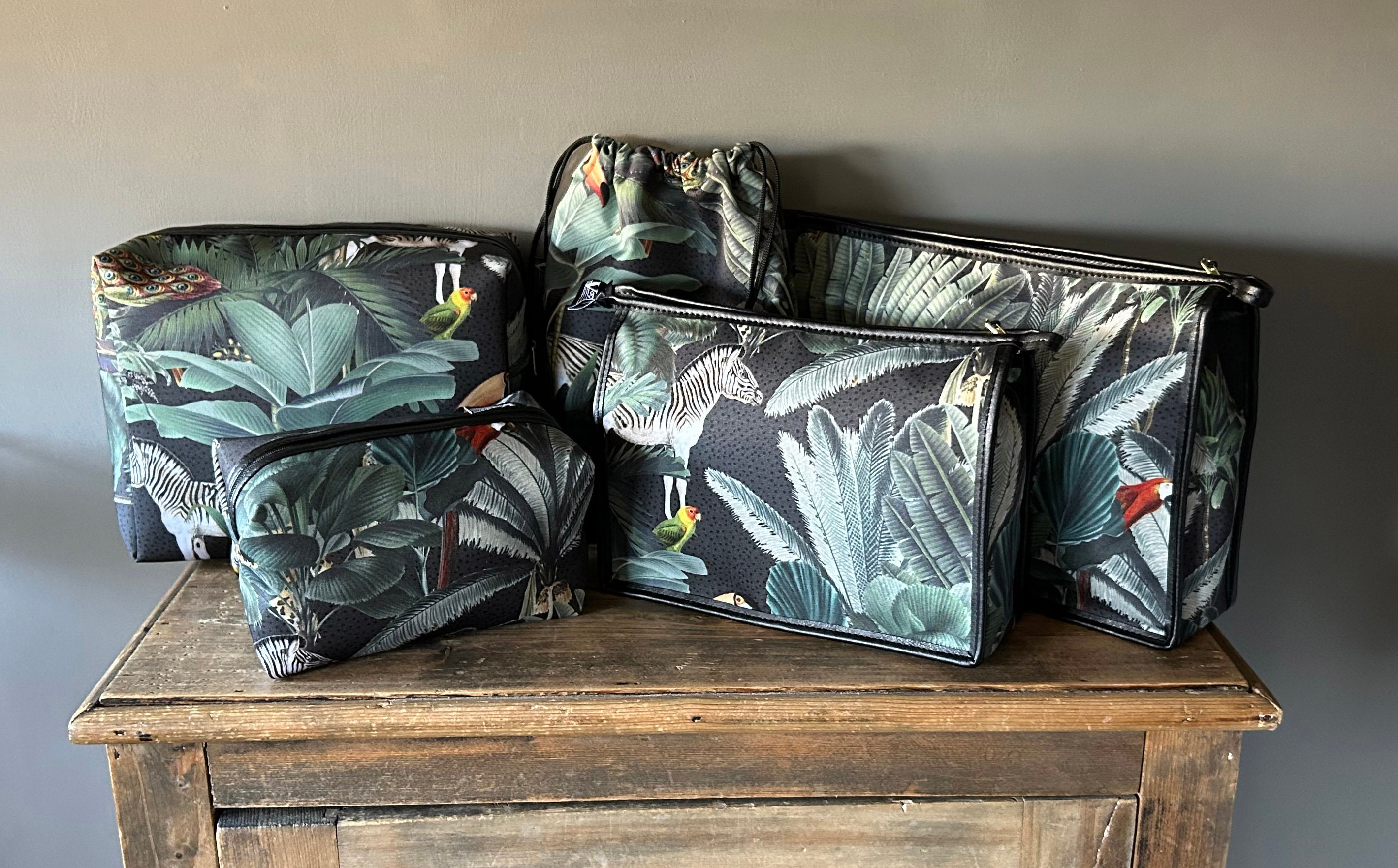 Royal Palm Big Bertha Toiletry Bag - Etsy UK