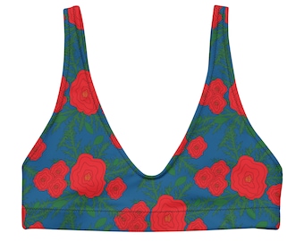 Red Poppy Bikini - Etsy
