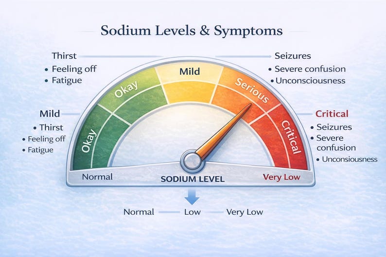 Low Sodium Levels Explained | Hyponatraemia Guide | Easy Nurse-written ...