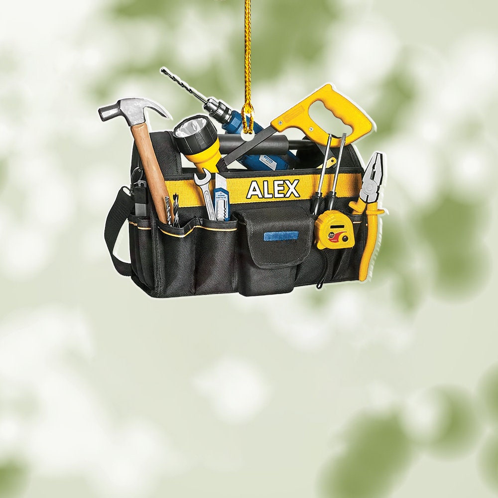 Personalized Contractor Tool Bag Christmas Ornament Custom - Etsy Canada