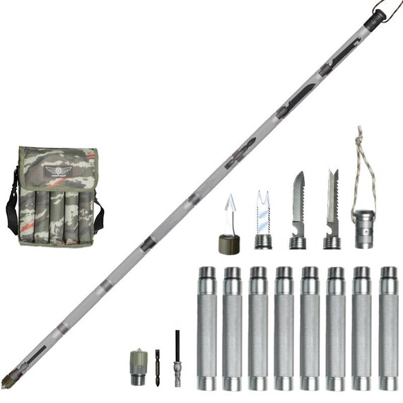 The 15-in-one Tactical Trekking/hiking Stick Pole Multitool - Etsy
