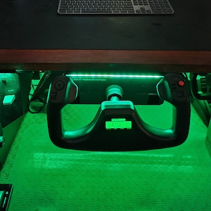 Logitech Flight Yoke Illuminated Under Desk Mounts - (aka. 'the Glider ...