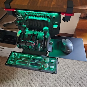 Logitech/saitek Panel Under Mount for Honeycomb Bravo Throttle - Etsy