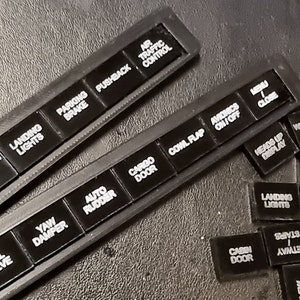 Custom Bravo Switch Labels (precision Laser Cut and Engraved) - Etsy