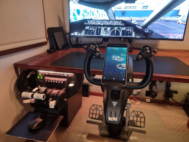 Clipboard and Phone Mount for Thrustmaster Yoke 787 - Etsy