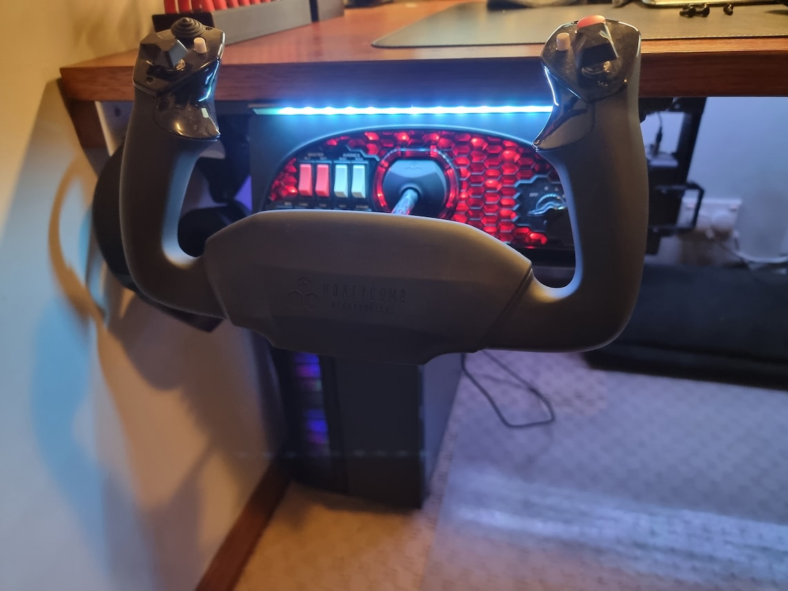 Honeycomb Alpha Yoke Honeycomb Bravo Throttle and Logitech - Etsy