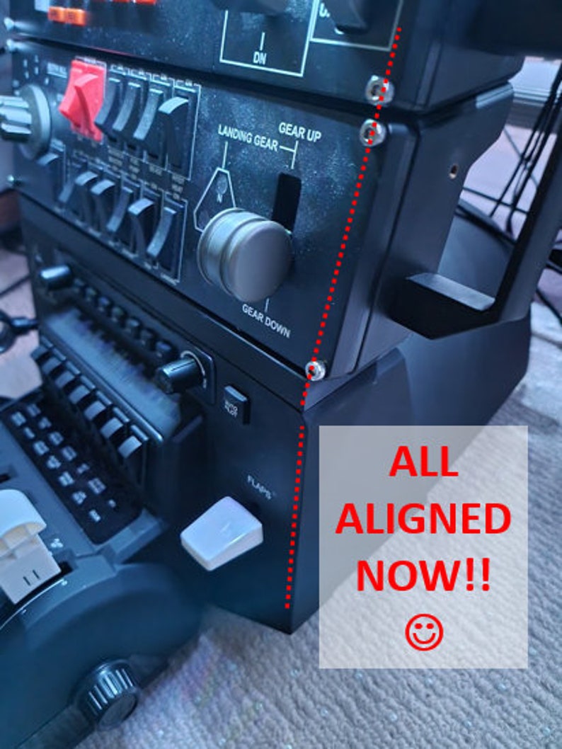 Honeycomb Alpha and Bravo Top Mount Repositioner for Logitech - Etsy