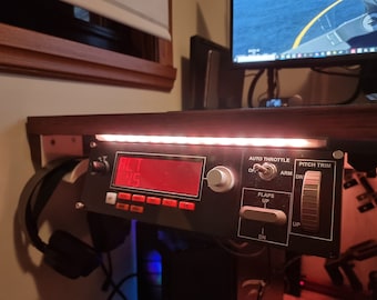 Logitech Flight Yoke Illuminated Under Desk Mounts aka. 'the Glider' - Etsy