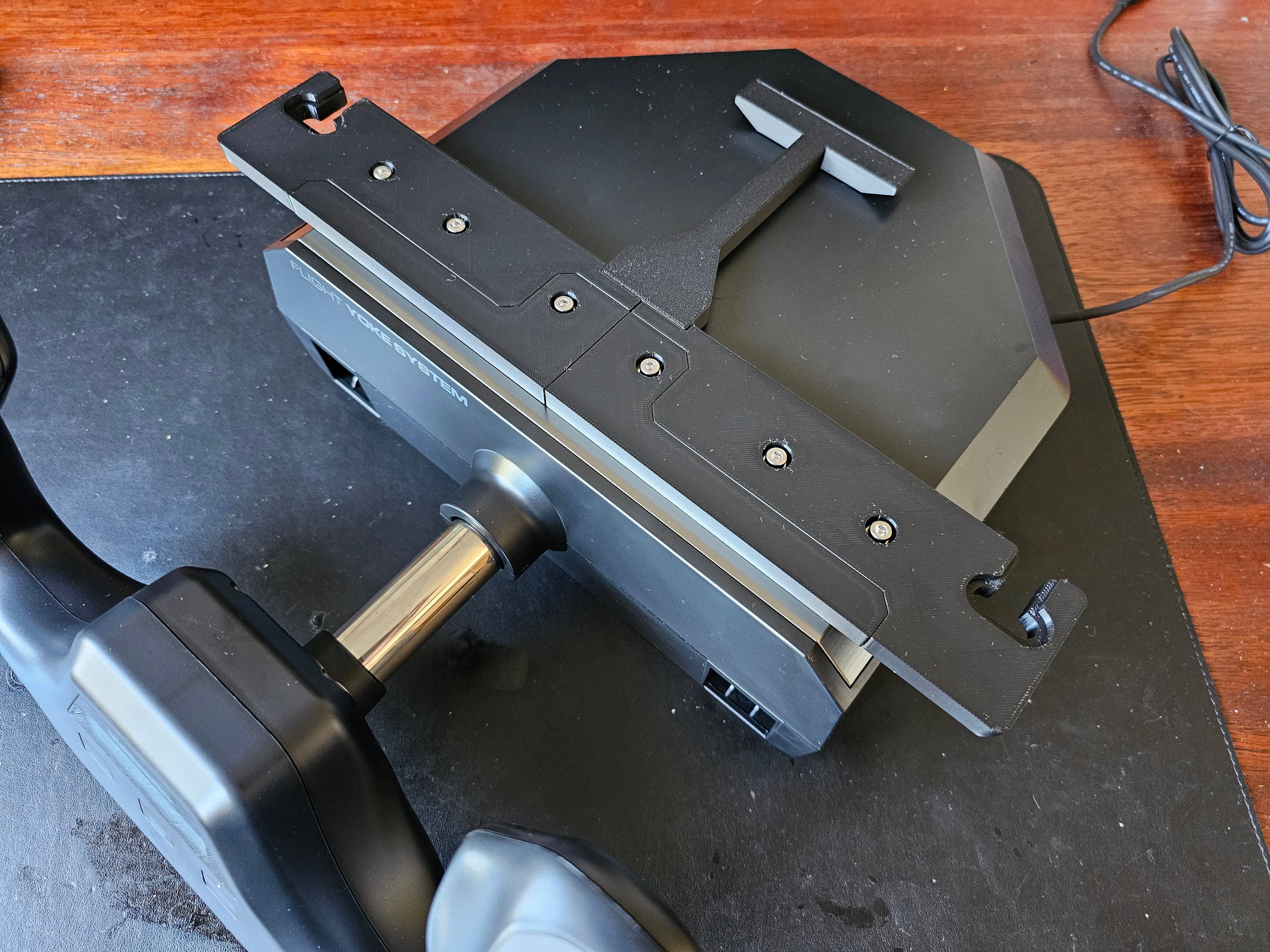 Logitech Flight Yoke Illuminated Under Desk Mounts - (aka. 'the Glider ...