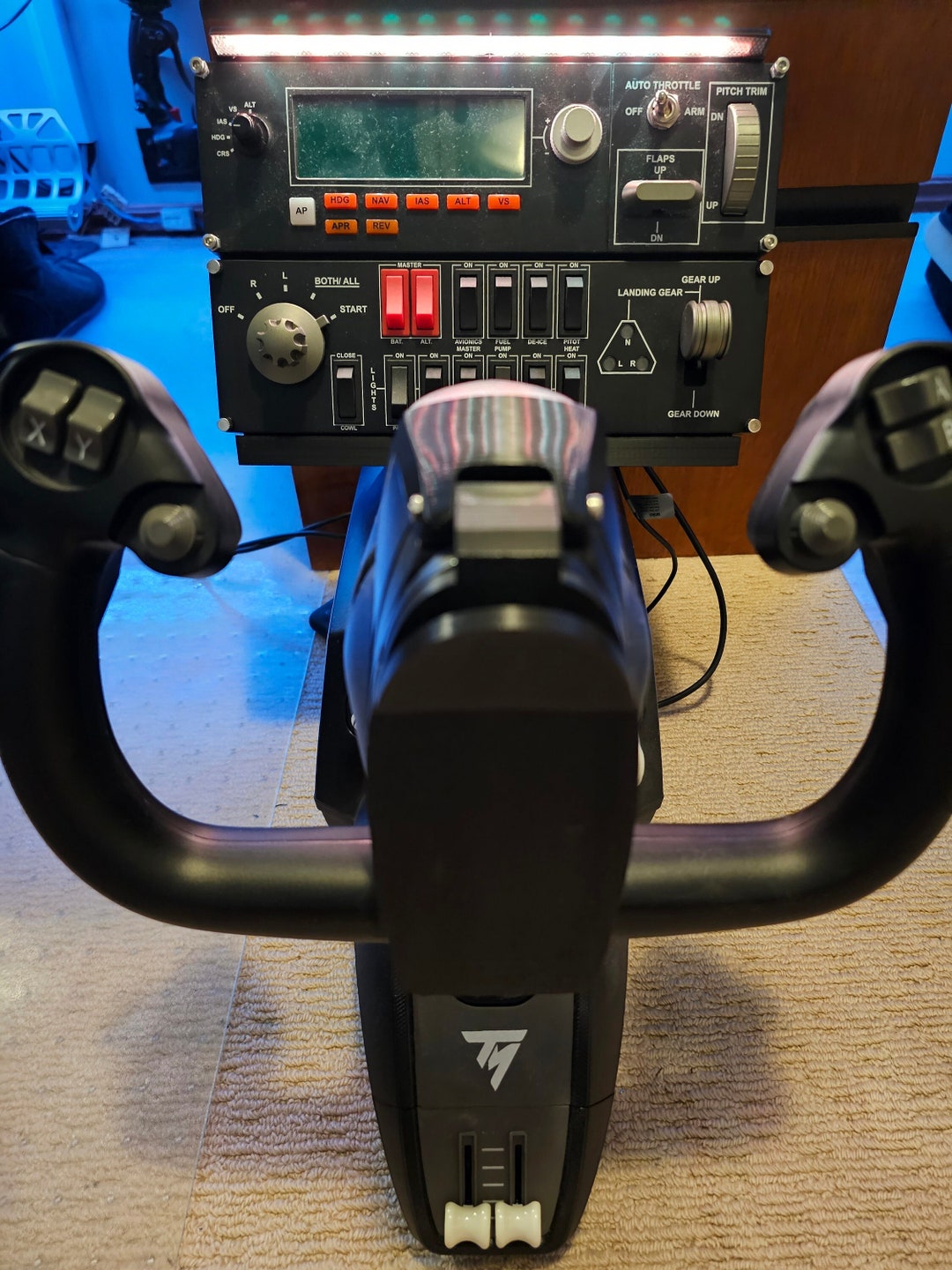 Thrustmaster Pendular Yoke Logitech Panel Mount or Mousepad - Etsy