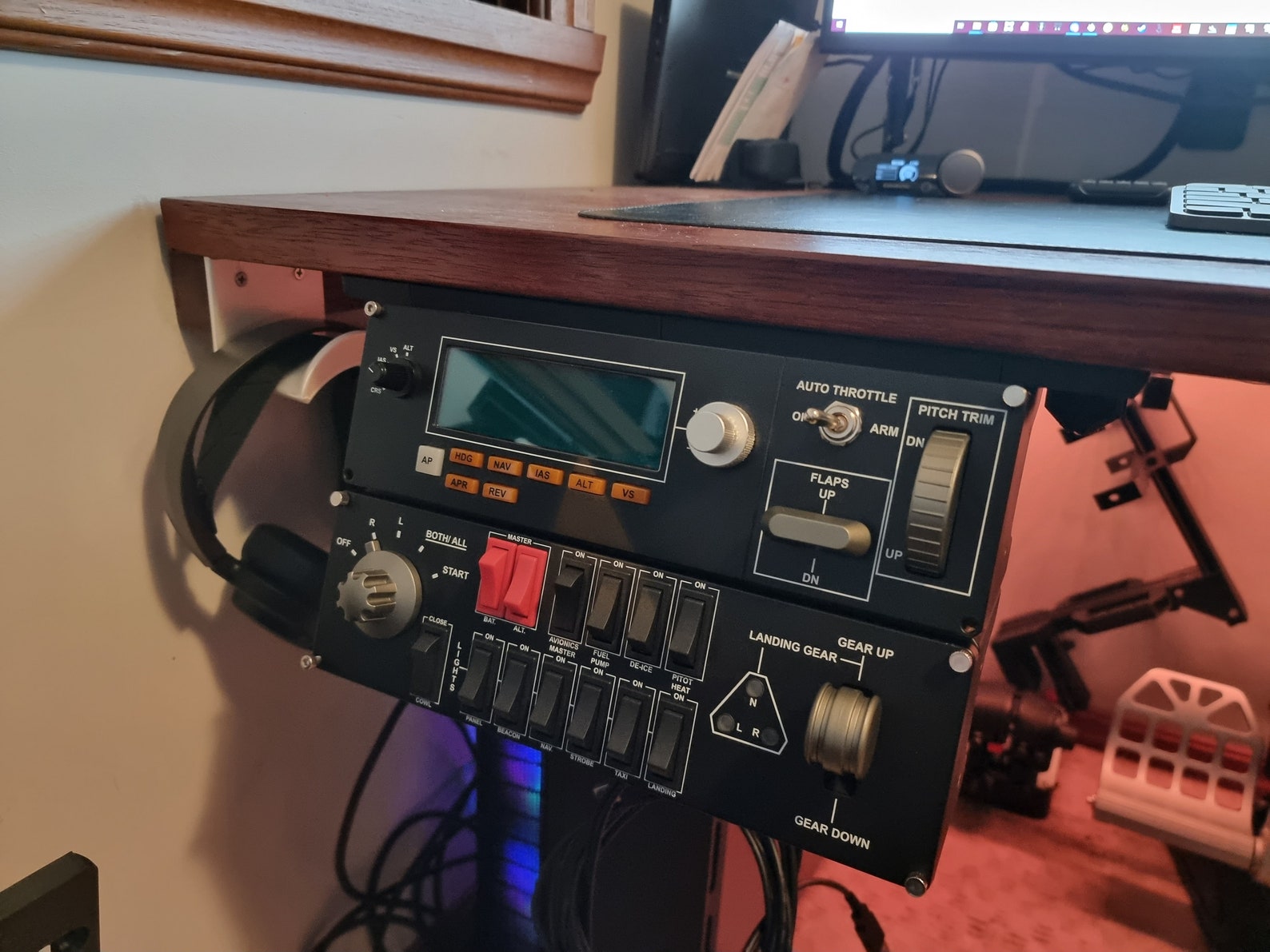 Logitech Flight Panel Under Desk Mounts - Etsy