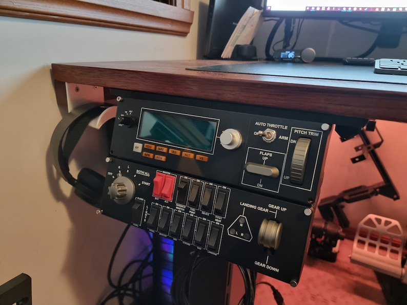 Logitech Flight Panel Under Desk Mounts - Etsy