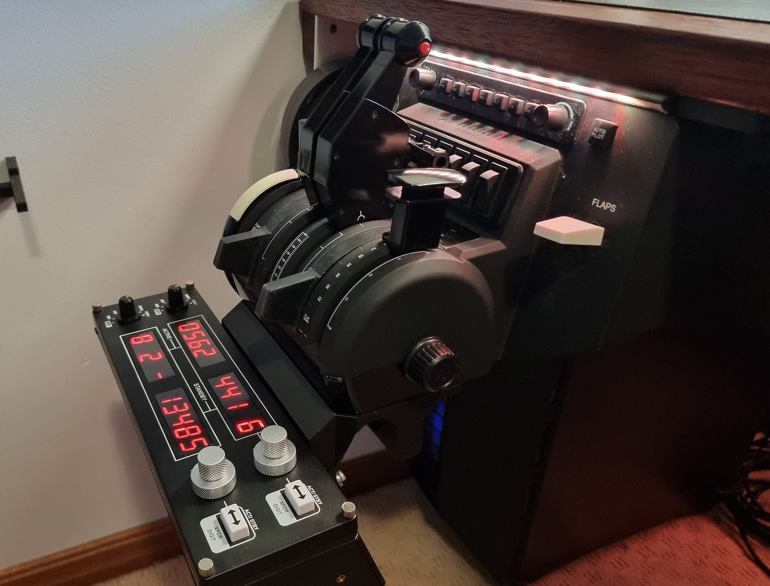 Logitech/saitek Panel Under Mount for Honeycomb Bravo Throttle - Etsy ...