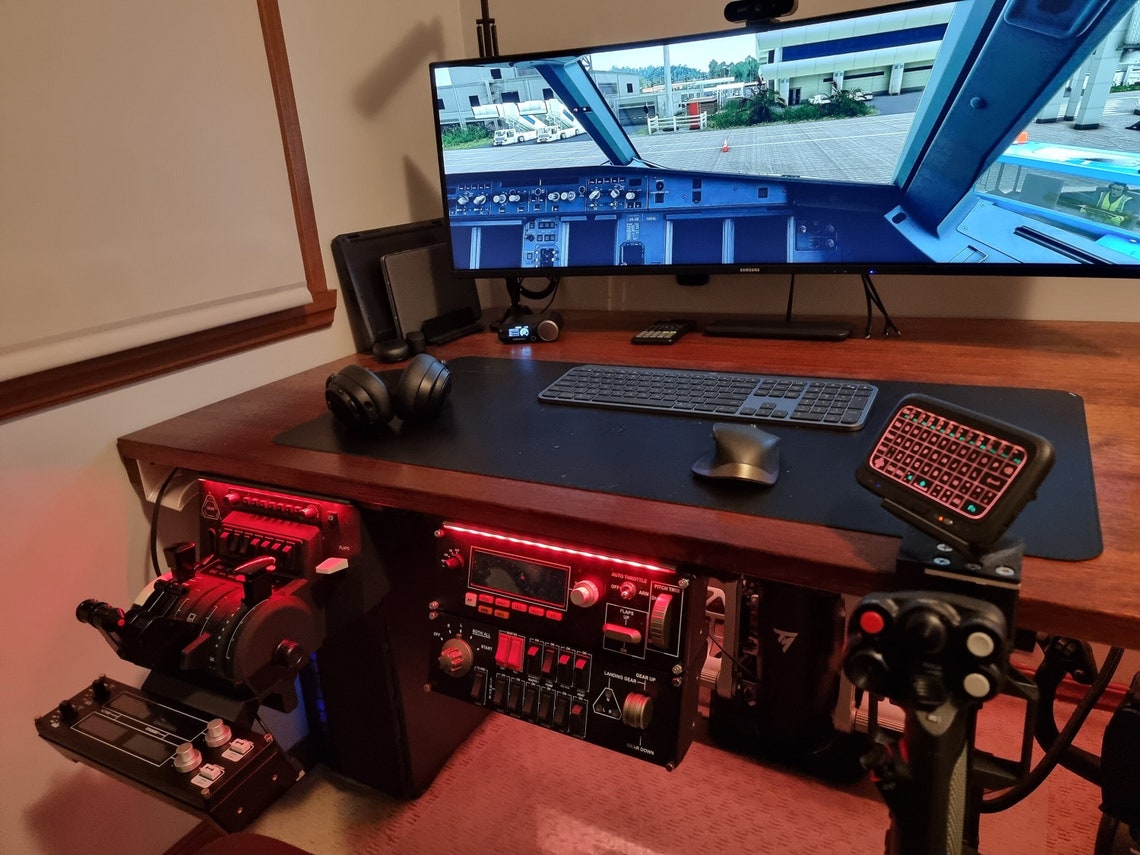 Logitech/saitek Panel Under Mount for Honeycomb Bravo Throttle - Etsy ...