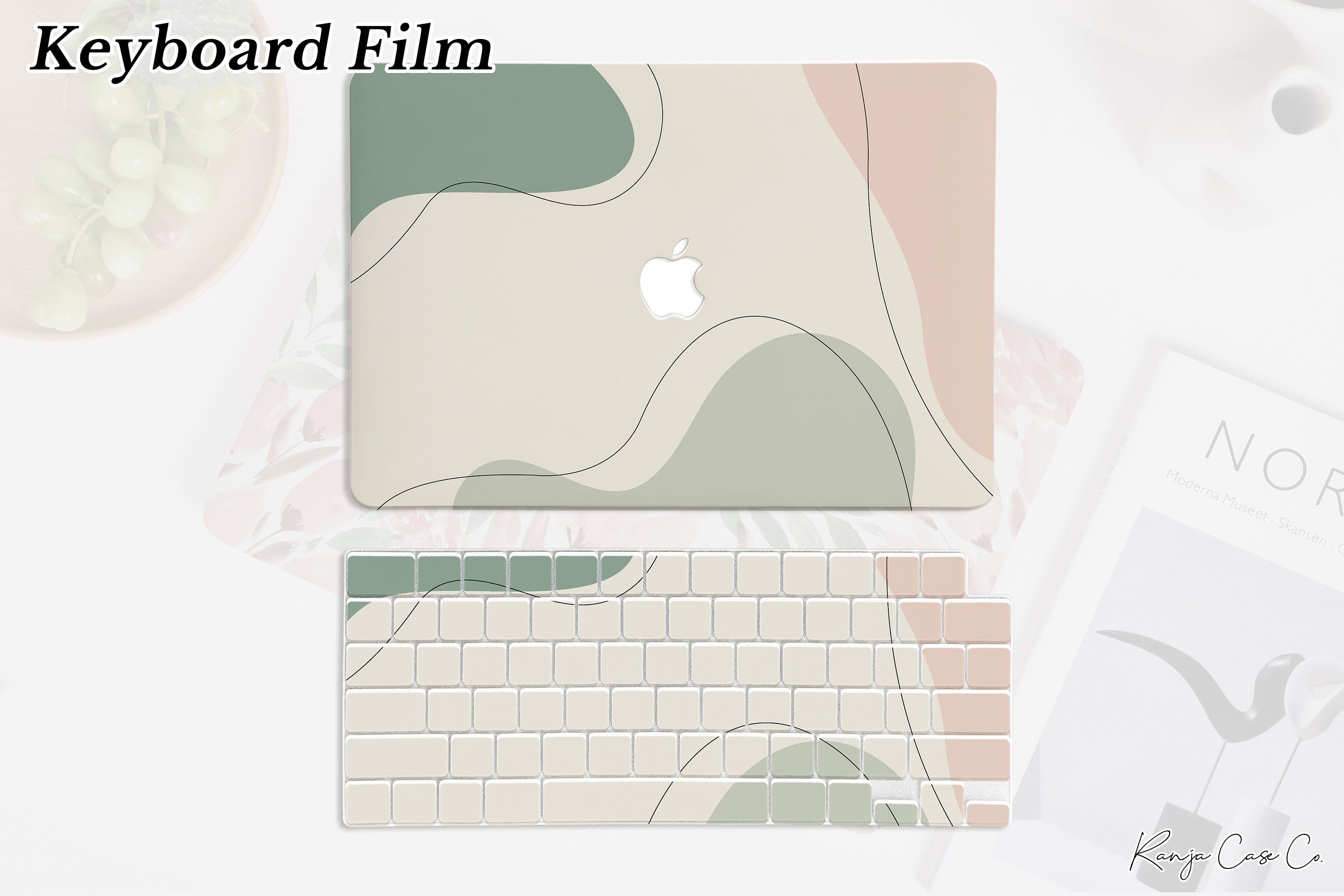 Sage Green Island Personalized Hard Protective Case for MacBook Pro 13 ...