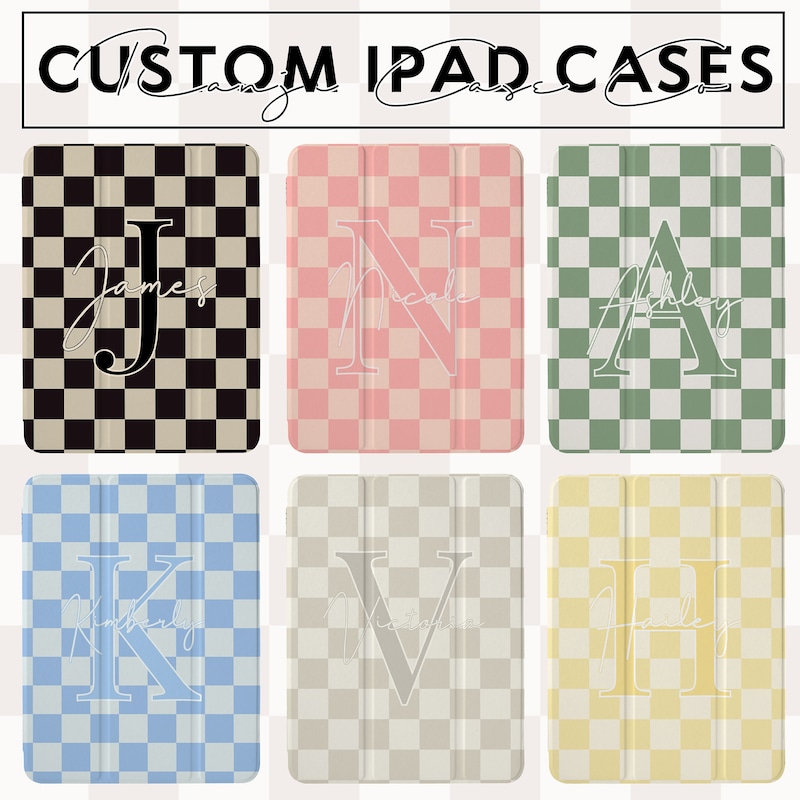 Preppy iPad Case - Etsy