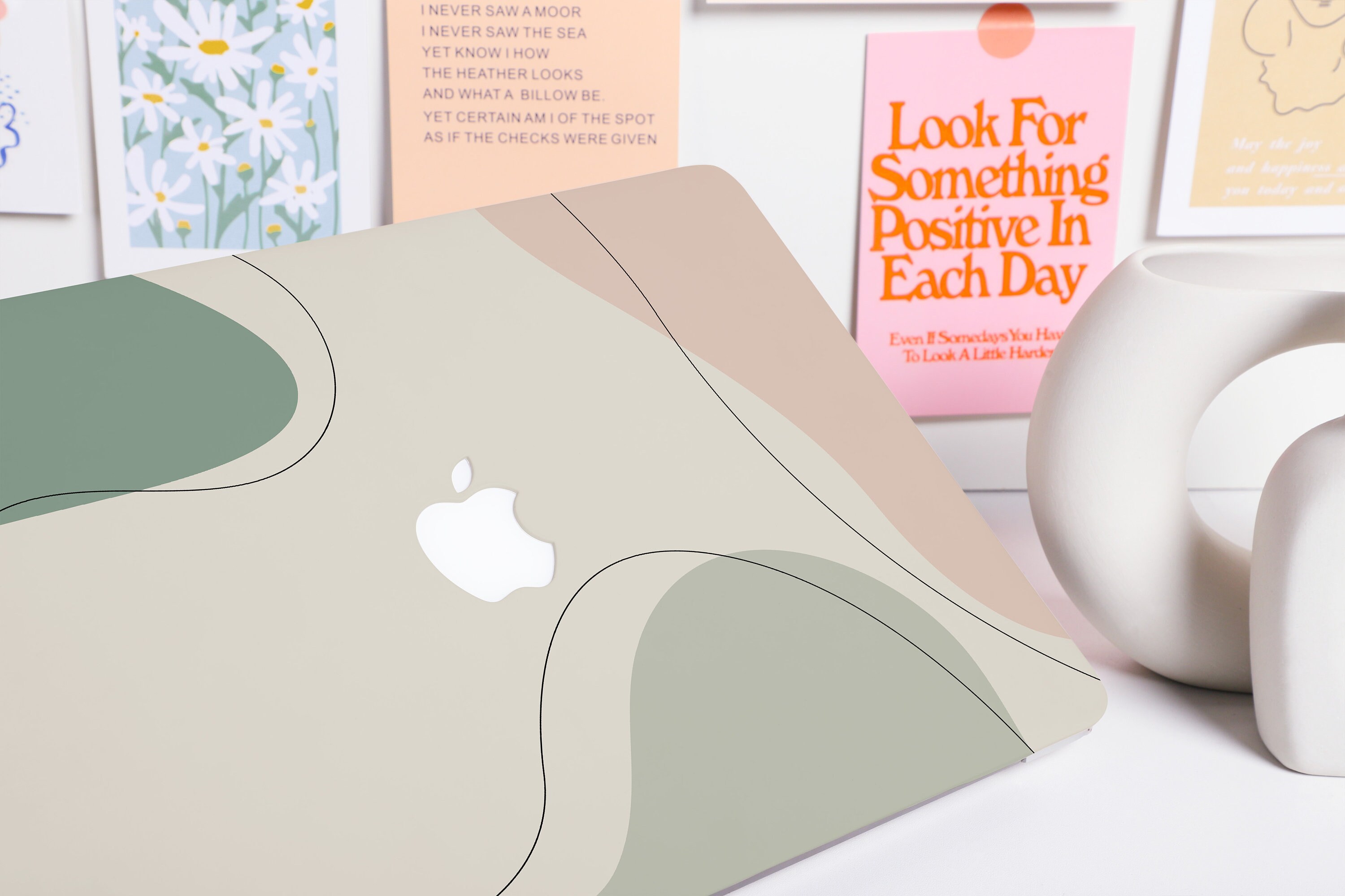 Sage Green Island Personalized Hard Protective Case for MacBook Pro 13 ...