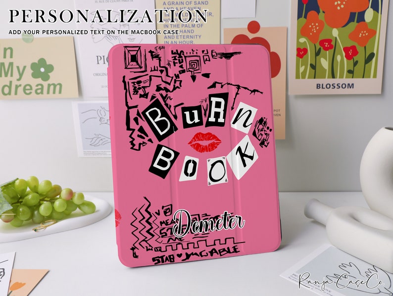 Burn Book iPad Case for iPad Air 4/5 iPad 10 10.9" 2022 iPad Pro 12.9 ...