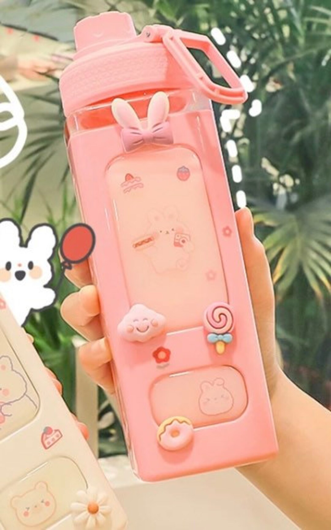 Cute Kawaii Water Drink Bottle - Etsy