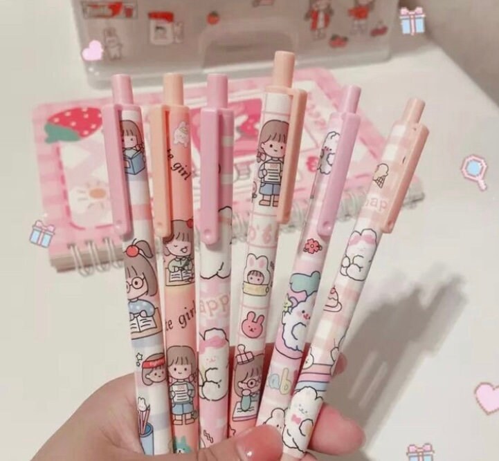 Cute Ballpoint Pens Pack of 3 - Etsy