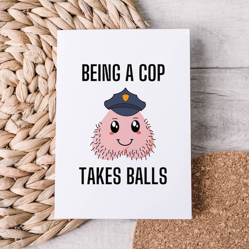 Police Officer Card - Etsy