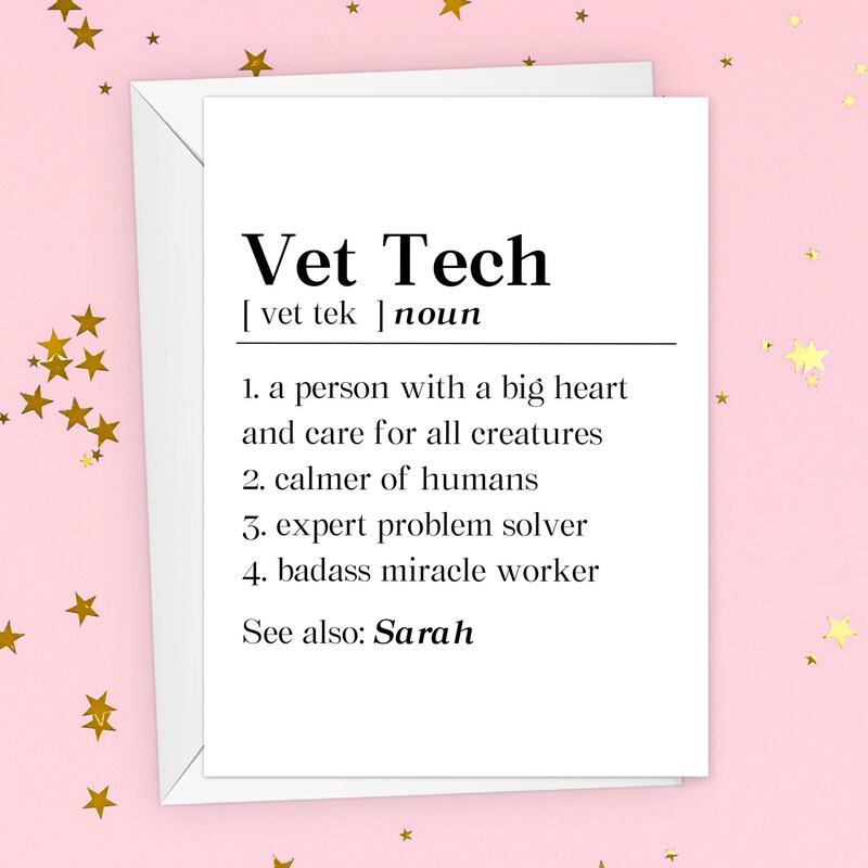 Vet Tech - Etsy