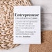 Personalized New Business Owner Card, Business Owner Anniversary Gift ...