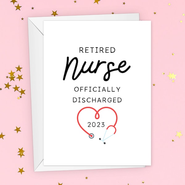 Nurse Retirement - Etsy