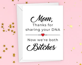 Dna Thank You Card - Etsy