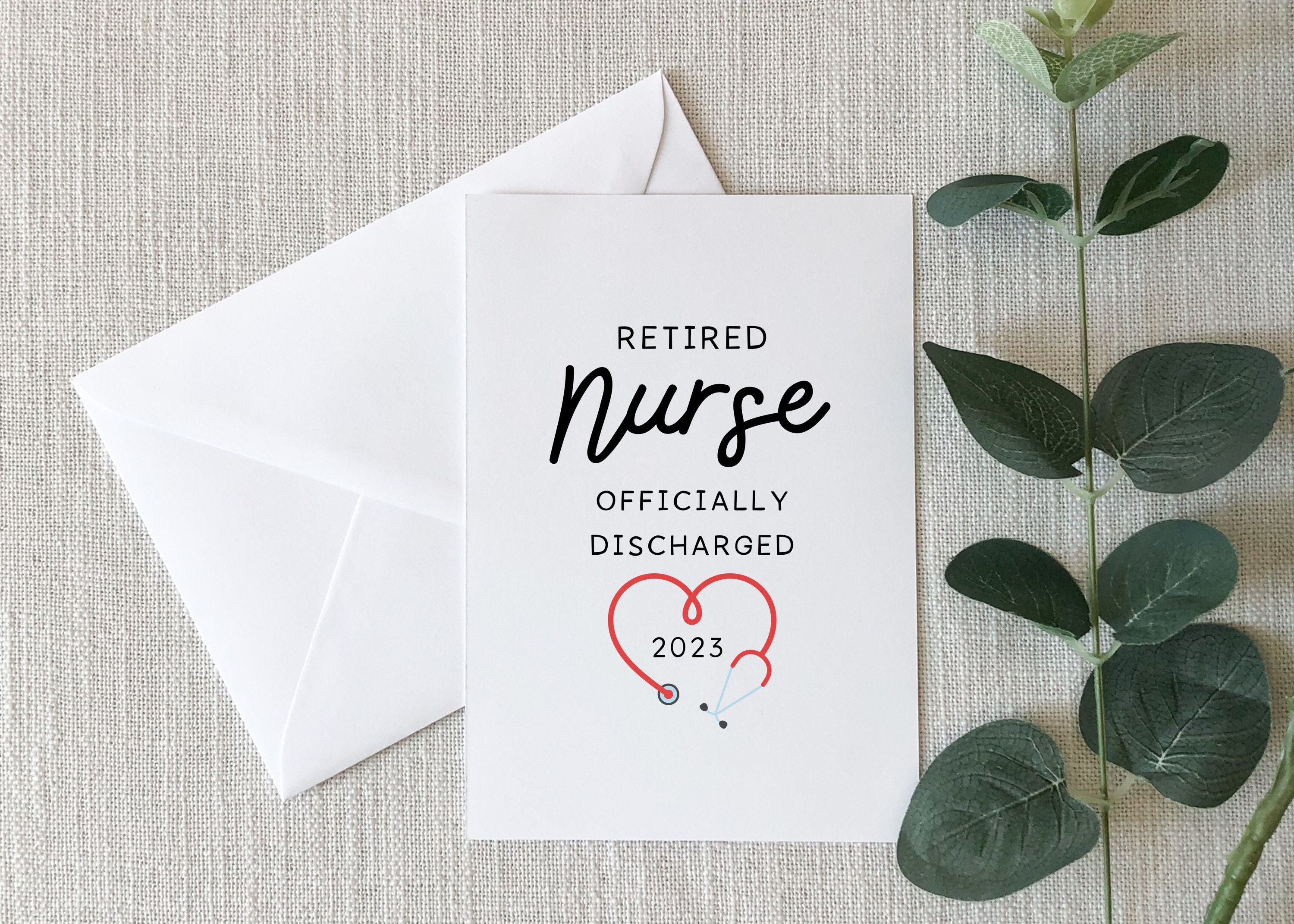 Retired Nurse Card, Personalized Nurse Retirement Gift, Officially ...
