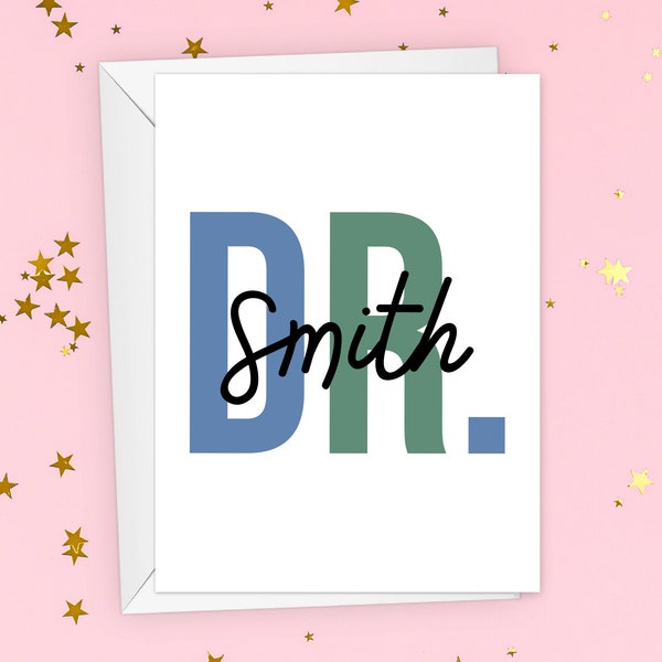 Medical Resident Graduation Card - Etsy