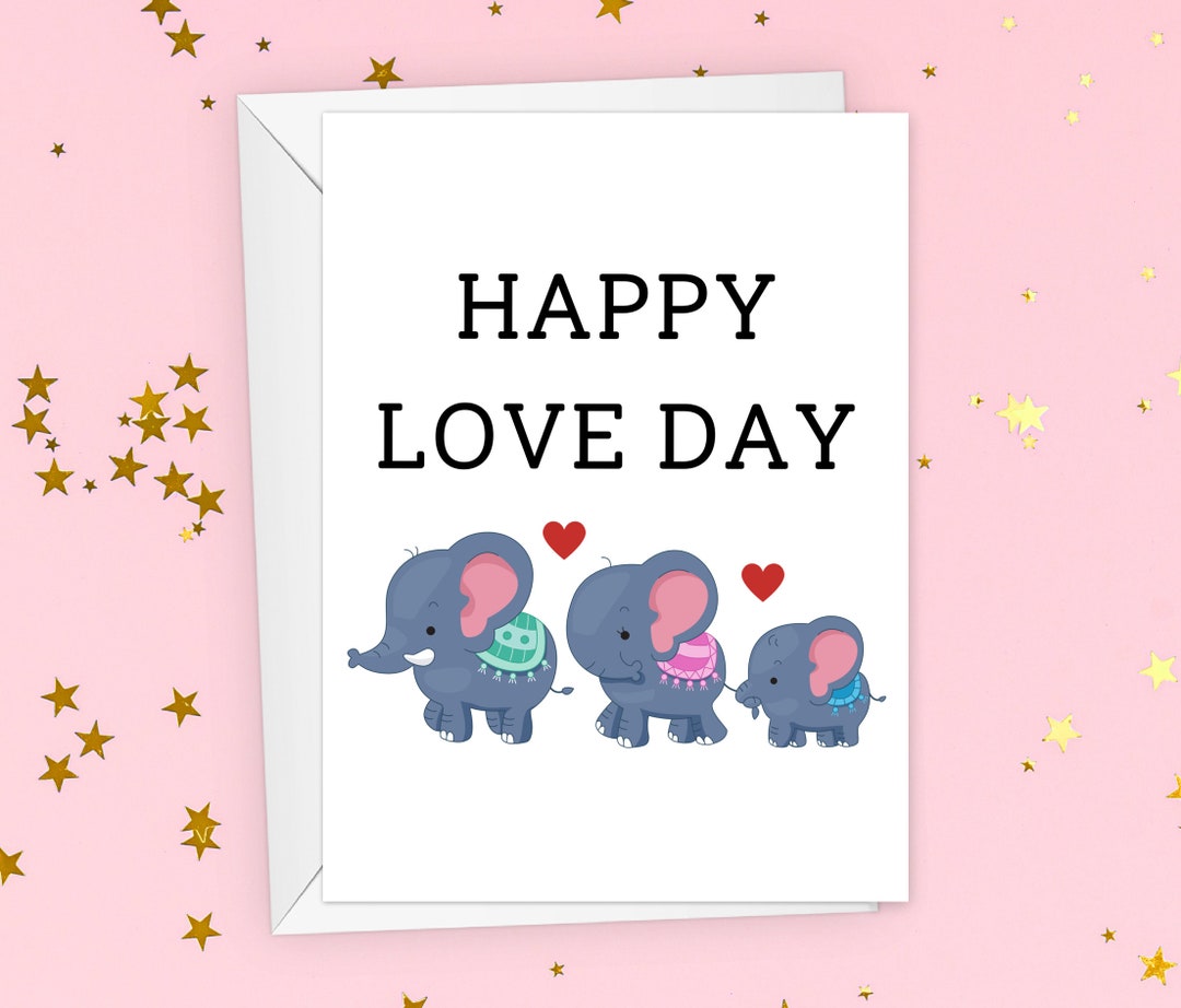 Mom Dad Valentines for Him Card, Happy Love Day Gift, New Dad ...
