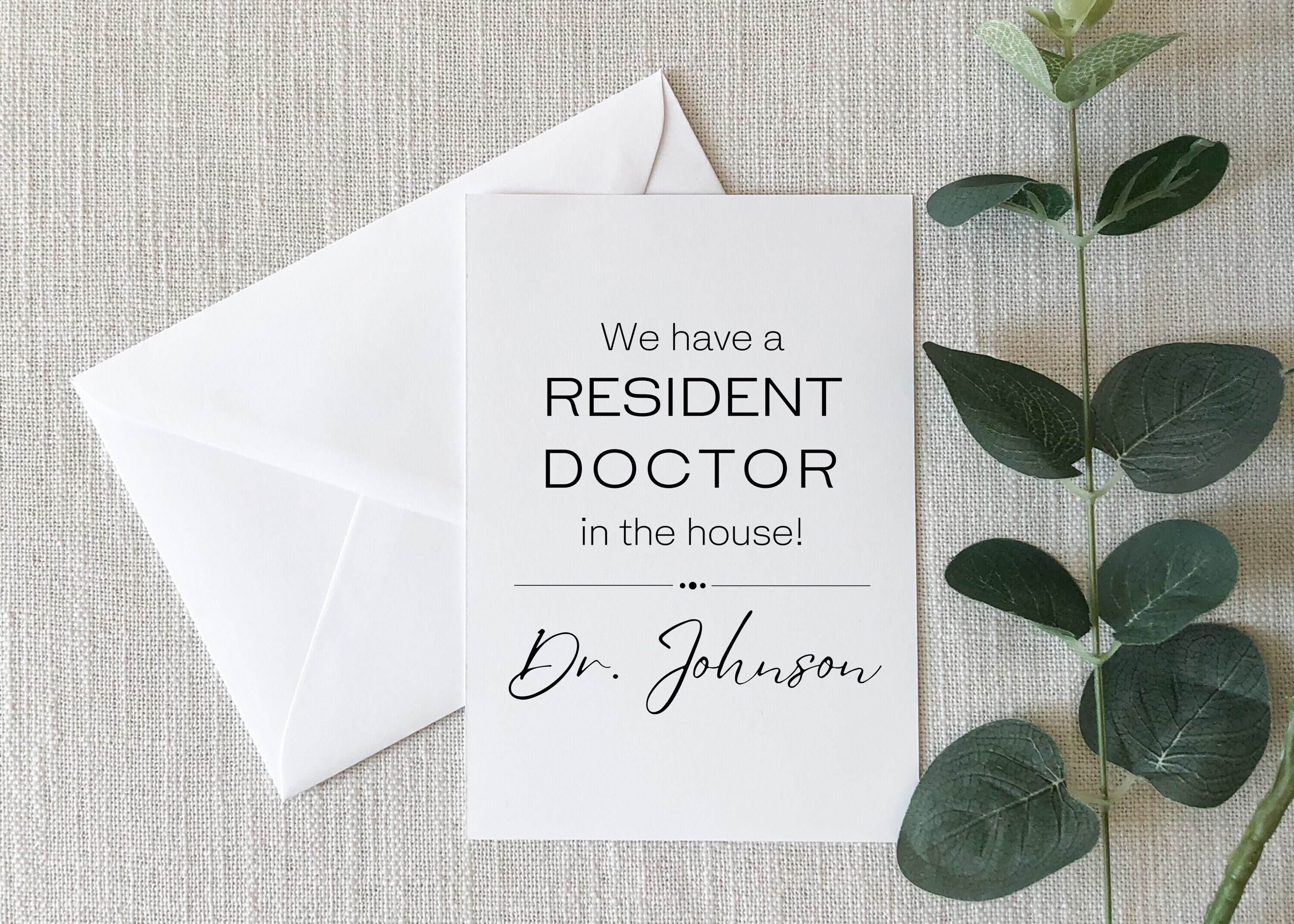 Custom Residency Match Day Card Med School Grad Gift Matched - Etsy