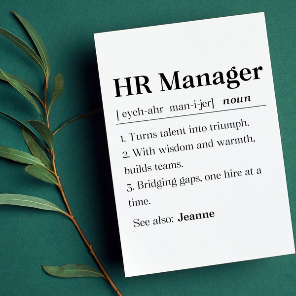 Human Resources Graduation Card - Etsy
