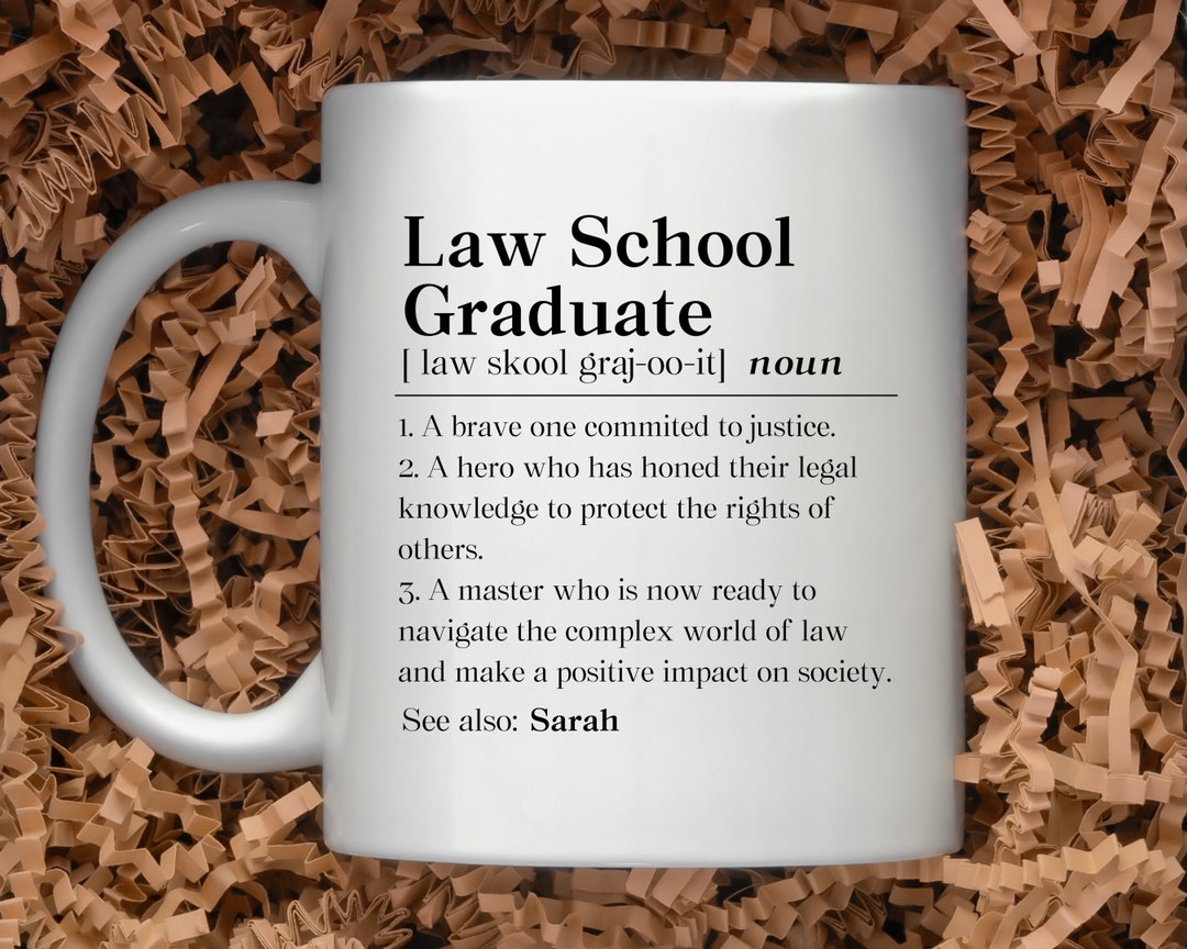 Personalized Law School Graduation Mug, Custom Law School Graduate Gift ...