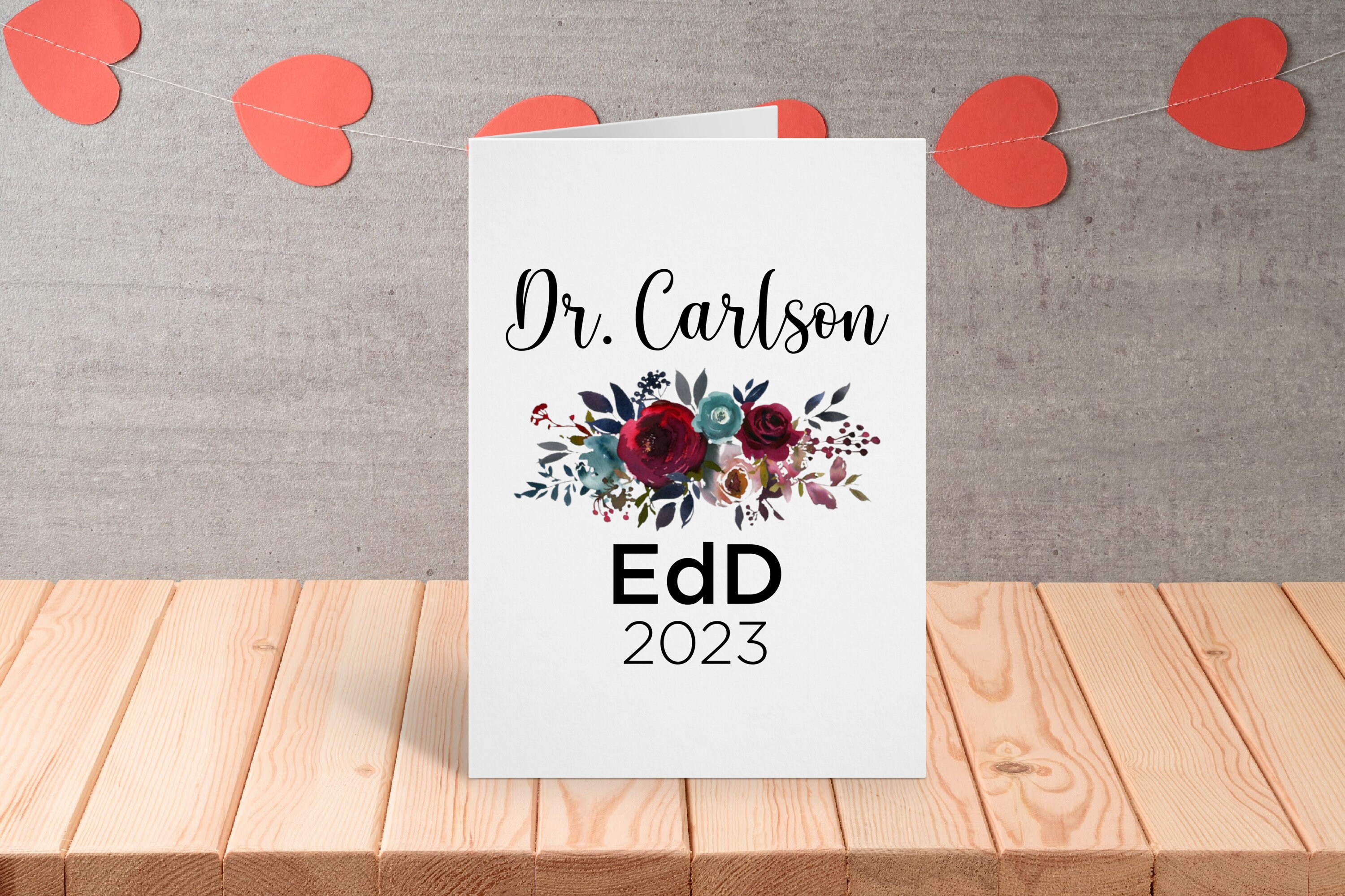 Personalized Edd Graduation for Her Card Edd Graduate Women - Etsy