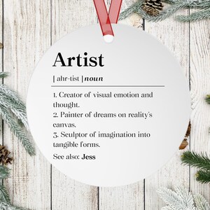 Creative Artist Definition Ornament, Art Creator Gift, Inspiring ...