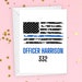 Personalized Police Officer Definition Card, Policeman Appreciation ...