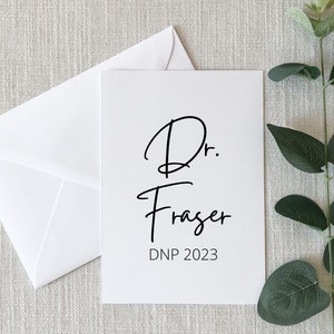 Personalized Dnp Graduation Card, Doctor of Nursing Practice Gift, Dnp ...